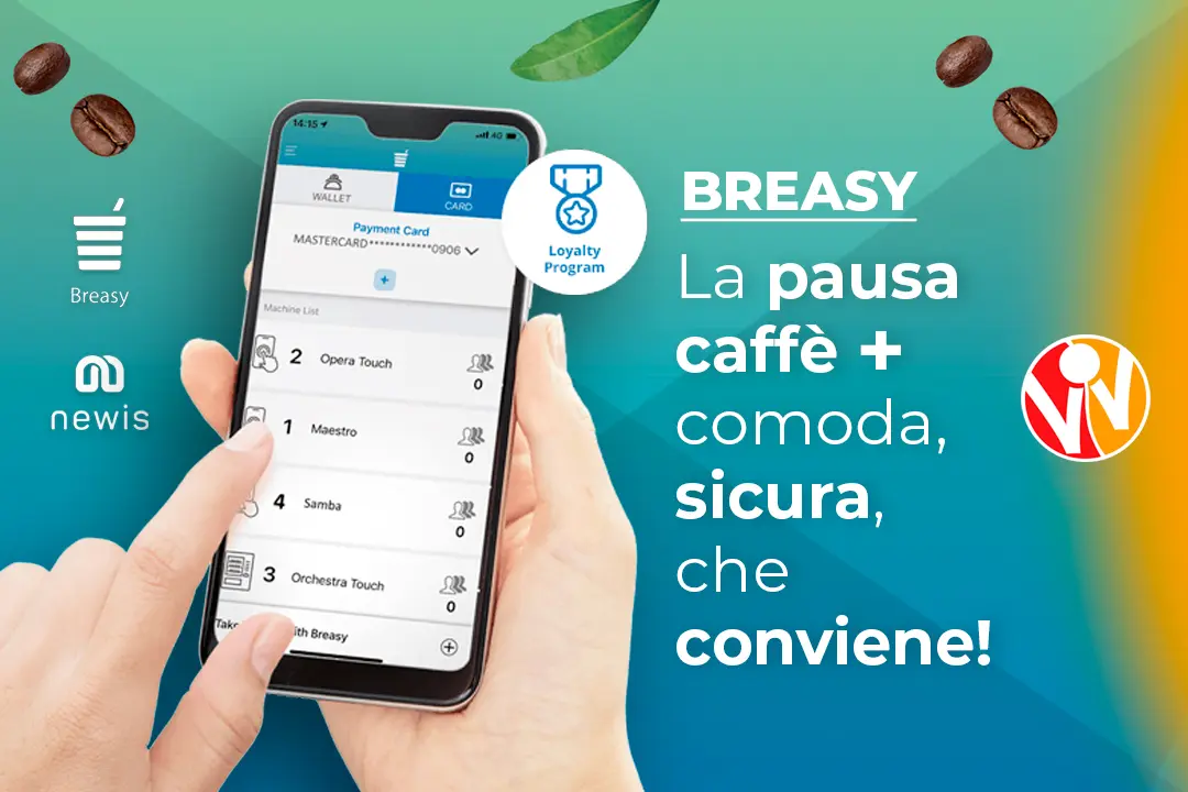 Breasy, la coffee app per distributori automatici conviene!
